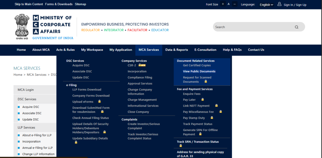 How to Access Company Details via MCA Master Data | WeeDoo.in
